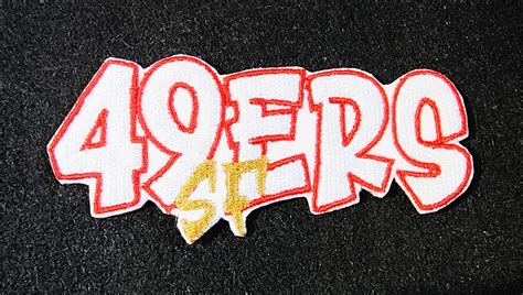 49ers Sf Graffiti Sew On Patch Etsy