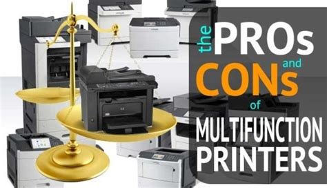 Pros And Cons Of Multifunction Printers Or Mfps