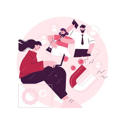 Premium Vector Generating New Leads Abstract Concept Vector Illustration