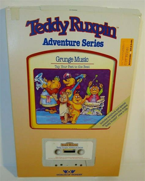 Vintage Teddy Ruxpin Adventure Series 4 Sets Of Books And Cassette Tapes