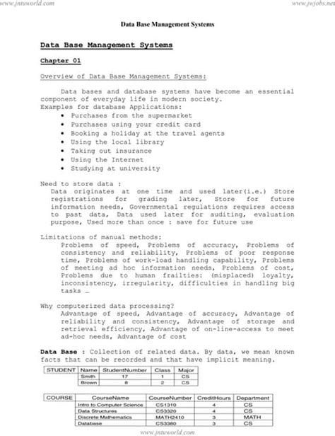 Complete Dbms Notes Pdf