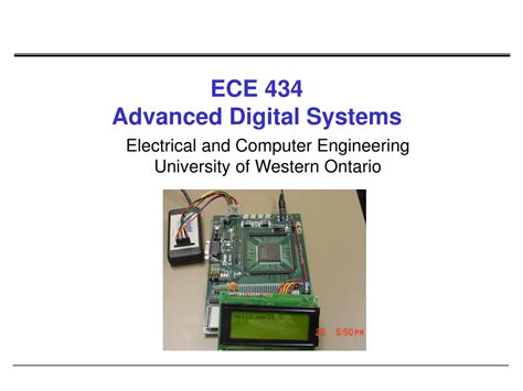 Ppt Ece 434 Advanced Digital Systems Powerpoint Presentation Free Download Id 9593630