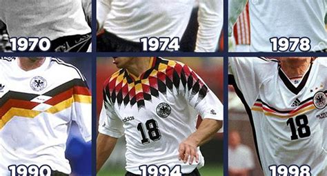 1934 2018 Here Are All Germany World Cup Home Kits In History Footy Headlines