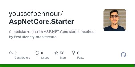 Github Youssefbennouraspnetcorestarter A Modular Monolith Aspnet