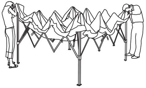 The Home Depot T84 Poptent Bei Pop Up Sidewall Canopy Tent User Manual