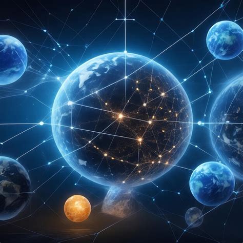 Premium Ai Image Digital Global Connection Network Technology
