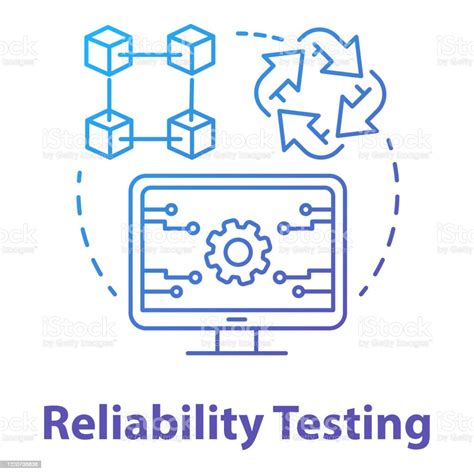 Reliability Testing Concept Icon Software Development Type Idea Thin Line Illustration