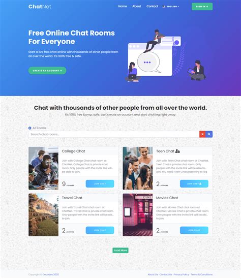 Chatnet Php Chat Room And Private Chat Script By On Codes Codecanyon