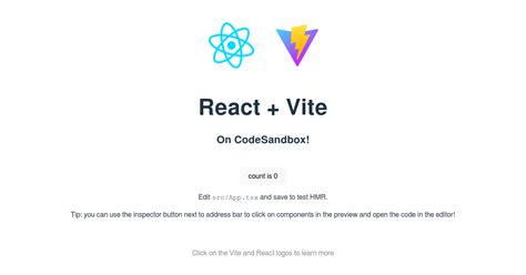 react-starter - Codesandbox