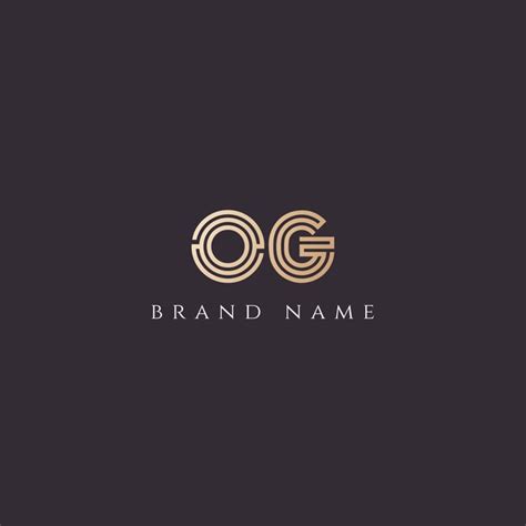 Premium Vector Og Logo Design Vector Image