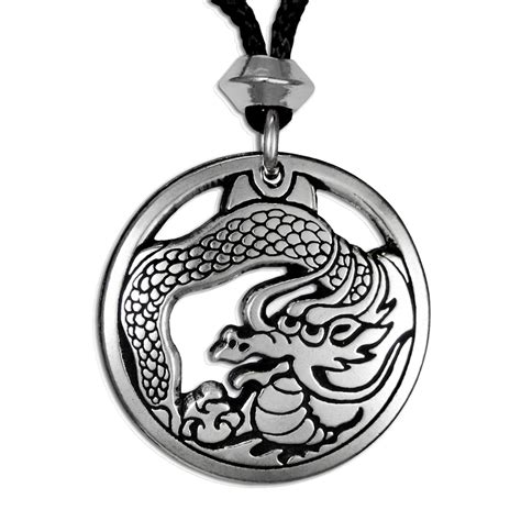 Chinese Asian Dragon Necklace Pendant Jewelry