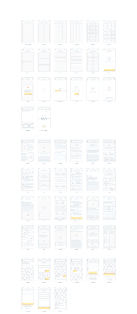 UX Flow Wireframe Prototyping System On Behance