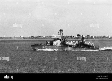 Iraqi Navy Soviet Bult Fast Attack Craft Osa Class Armed With Styx