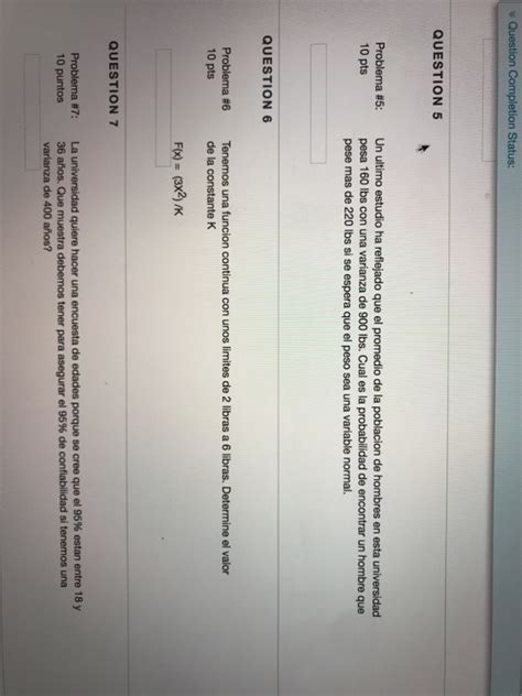 Solved Question Completion Status Question 1 Problema 1