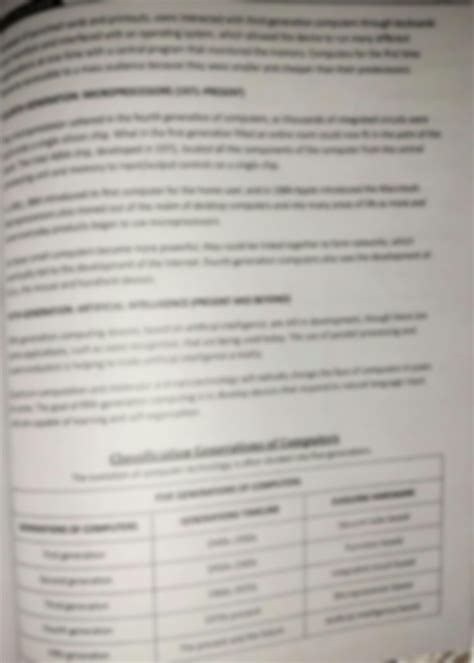 Solution Computer Generationclassification Generation Of Computer Pdf