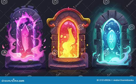 Fantasy Teleport Door To Parallel Dimension Wizard Doorway Kit With