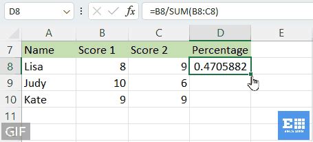 Calculate Percentage In Excel With Formula Examples