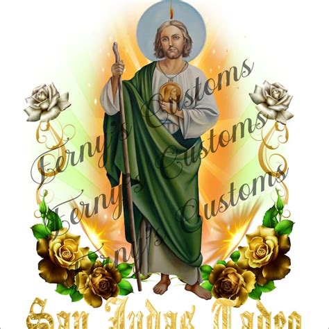 San Judas Drawing Etsy