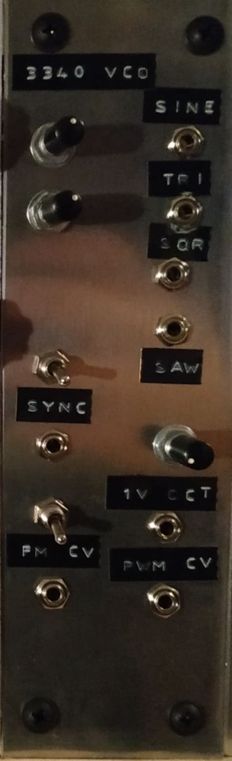 3340 Vco Electrosmith Submodule Build Knopsl Modular