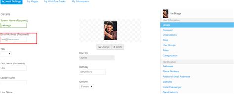 Liferay User Profile Input Fields Disableenable ~ Liferay Savvy