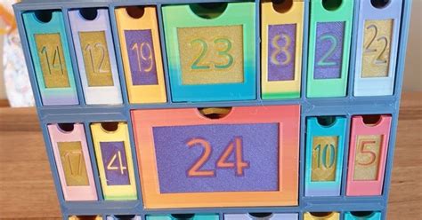 Xmas Advent Calendar By 3dprintbunny Download Free Stl Model