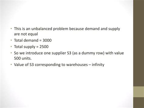 Transhipment Problem Pptx Logistics Business