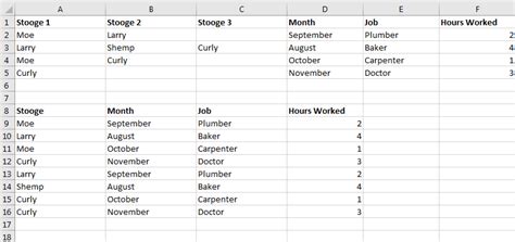 Merging Columns Into One List Excel