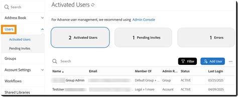 Users Add Edit And Review User Status
