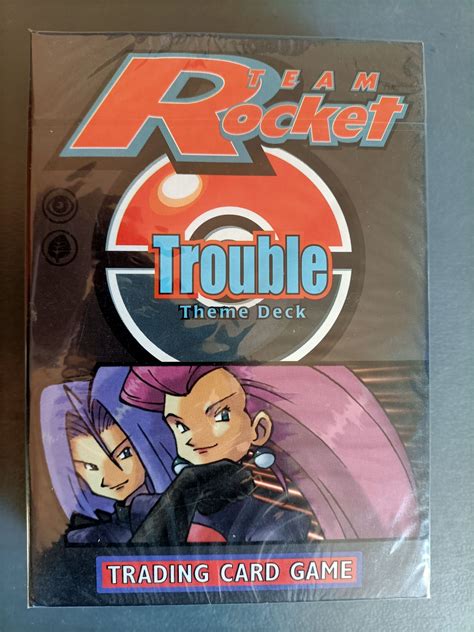 Pokémon Team Rocket Theme Deck Trouble Bucelas • Olx Portugal