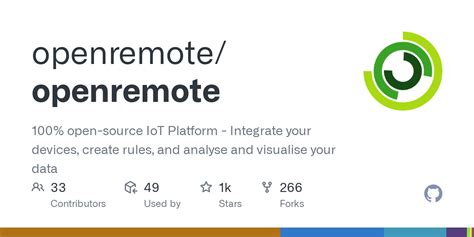 Github Openremote Openremote Open Source Iot Platform Integrate Your Devices Create