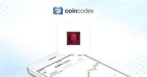 Ruby Price Live Ruby Usd Rate Market Cap And Ruby Price Chart Coincodex