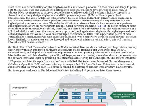How Dell Technologies Telecom Multicloud Foundation Enables Predictable Tco Improving The Cost