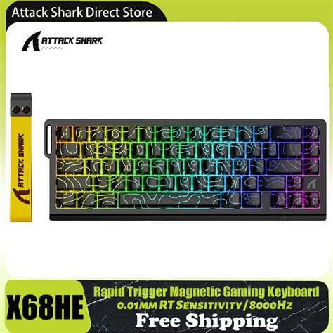 Attack Shark X68 He Rapid Trigger 8khz Magnetische Tastatur 001 Mm Rt