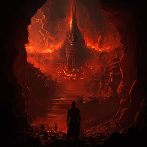 Heaven And Hell Circular Surreal Abundance Rmidjourney