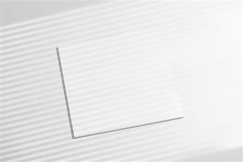 디자인 프리젠 테이션 브랜딩 홍보 등을위한 템플릿으로 흰색 배경에 위에서 그림자 오버레이와 3 블랑 폐쇄 사각형 잡지 브로셔의