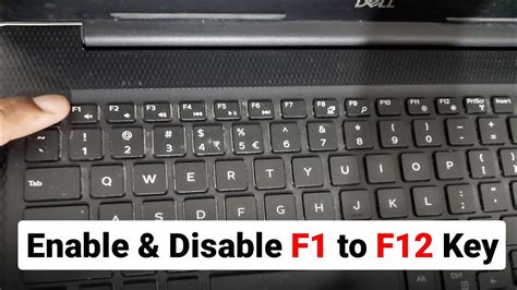 How To Enable And Disable F1 To F12 Keys In Windows 10 YouTube