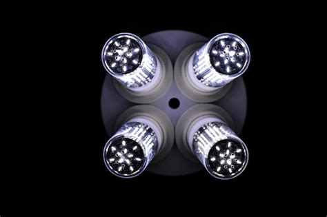 Premium Photo Led Elements In The Lamp Lamps With Diodes Many