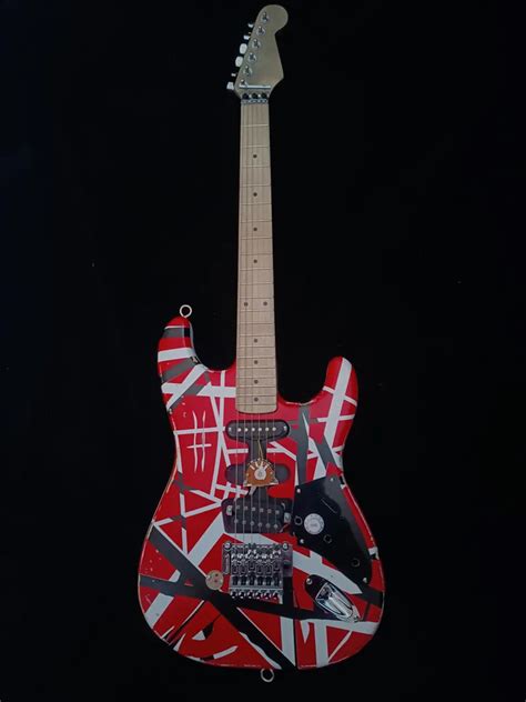 Electric Eddie Van Halen Guitar With Floyd Rose Tremolo Bridge Maple