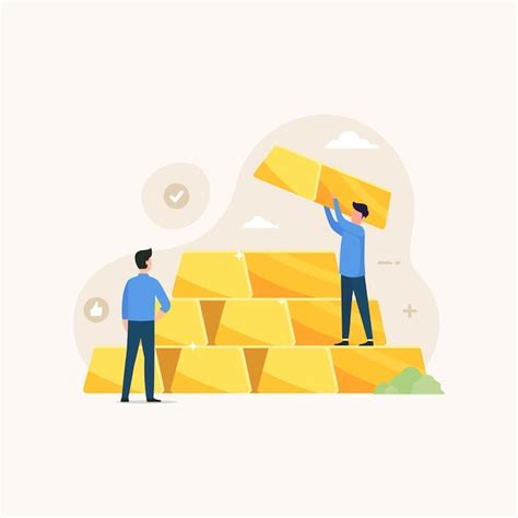 Premium Vector Gold Investment Safe Haven In Financial Crisis Or Wealth Management And Asset