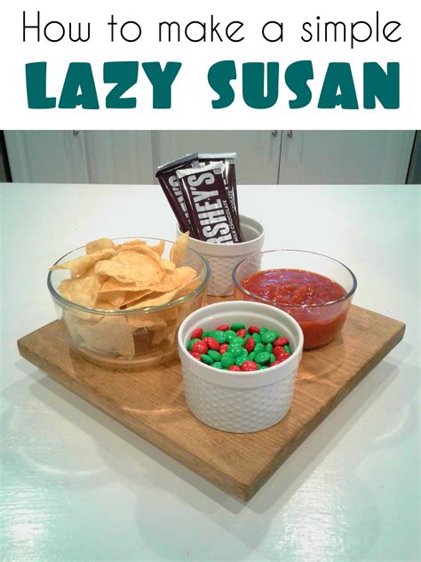 Diy Lazy Susan Turn Table Crazy Diy Mom