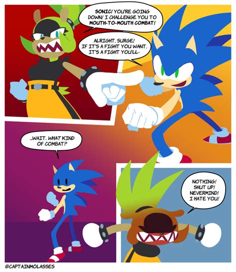 Surge Challenges Sonic To A New Form Of Combat But Is She Up To The