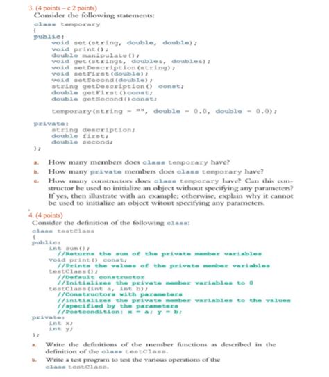 Solved Consider The Following Statements How Many Members