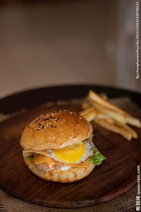 汉堡摄影图西餐美食餐饮美食摄影图库昵图网