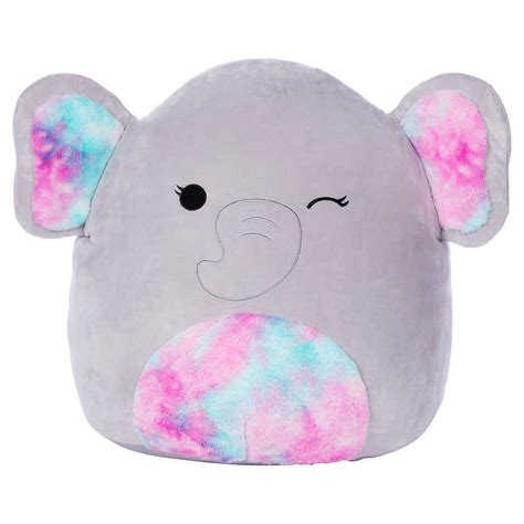Squishmallows Elephant Plush 24 Stuffed Animal Toy Grey Squishmallow