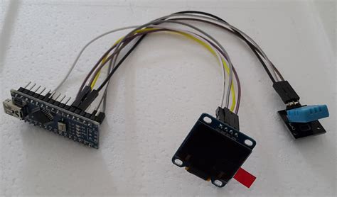 Mostrare Temperatura And Umidità Su Uno Schermo Oled 128x64 Pi