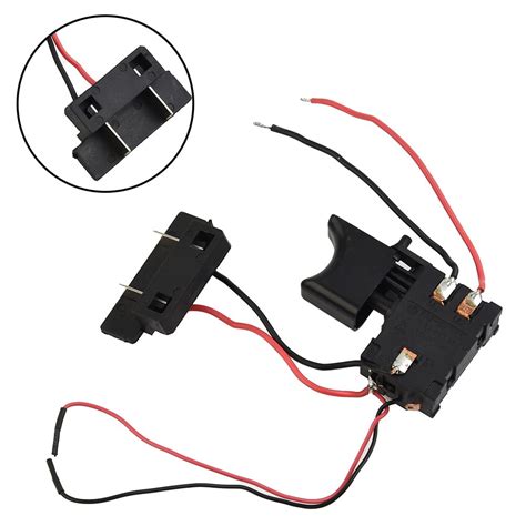 12v144v18v Lithium Battery Cordless Drill Speed Control Trigger Switch W Light Speed Cotrol