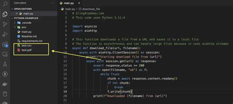 Python And Aio How To Download Files Using Streams Sling Academy