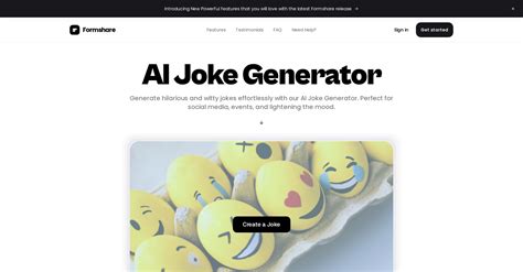 Ai Joke Generator Ai Tool For Jokes