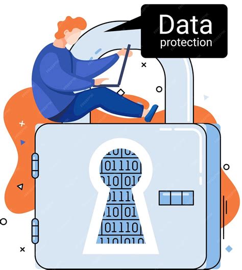 Premium Vector Data Protection Privacy Internet Security Secure Data