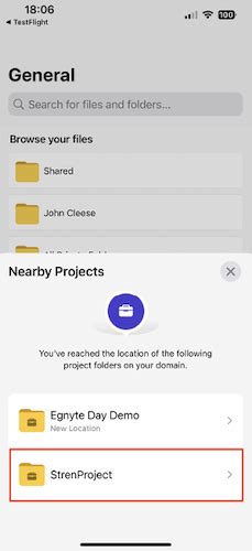 Automated Project Detection Egnyte